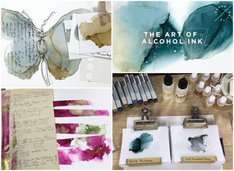 The Art of Alcohol Ink with Noelle Mena - Jeanne Oliver
