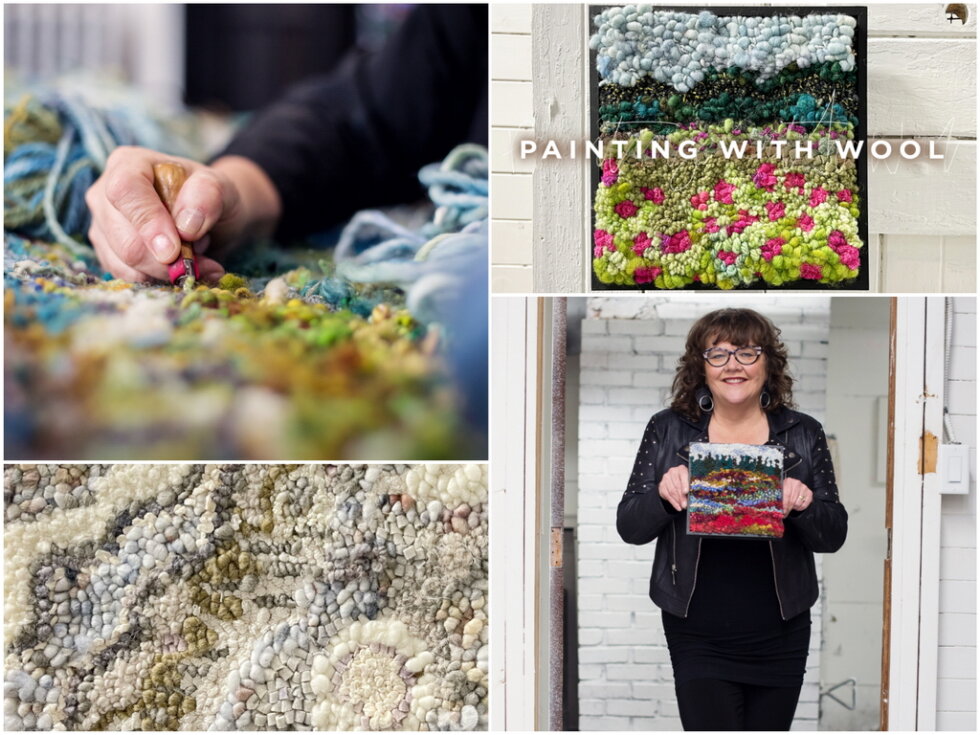 Painting With Wool with Deanne Fitzpatrick - Jeanne Oliver