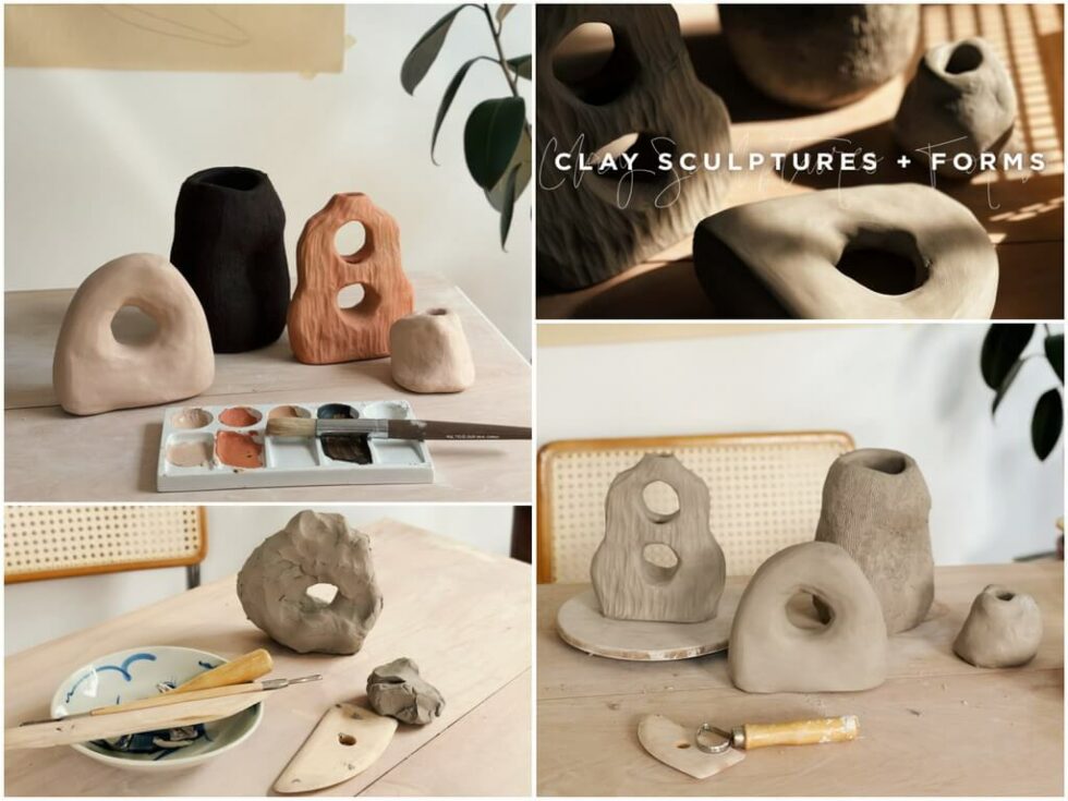 Clay Sculptures + Forms with Julia Muller | Jeanne Oliver