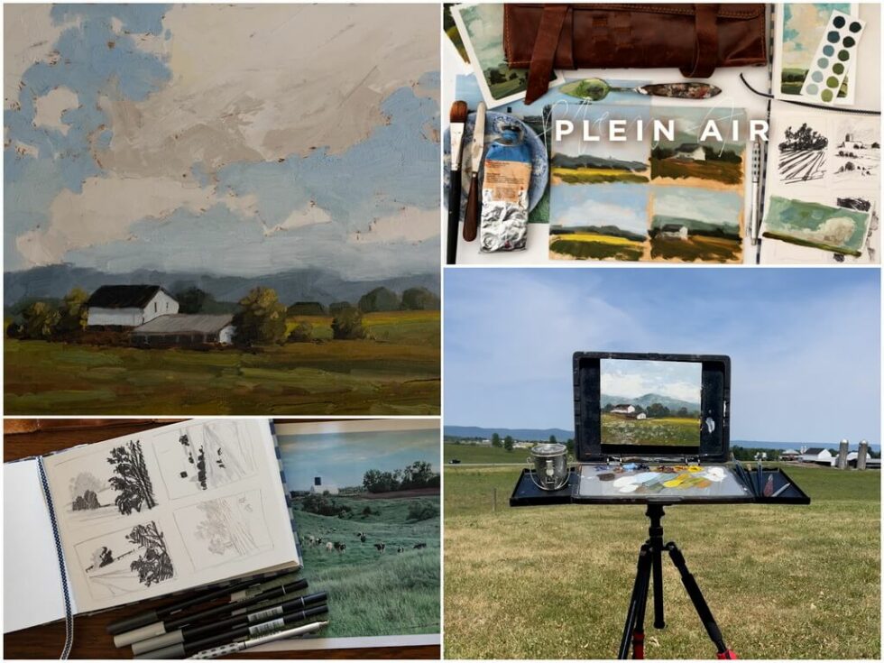 Plein Air with Marian Parsons - Jeanne Oliver